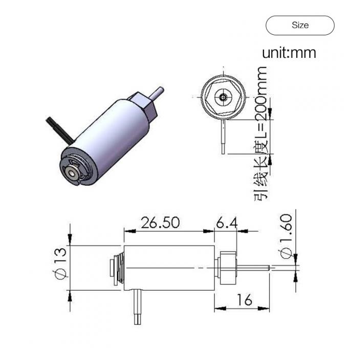 10mm Stroke Miniature Tubular Push Pull Solenoid