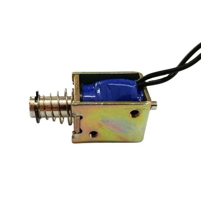 DC 12V 24V Stroke 4mm Micro Linear Push Type Solenoid